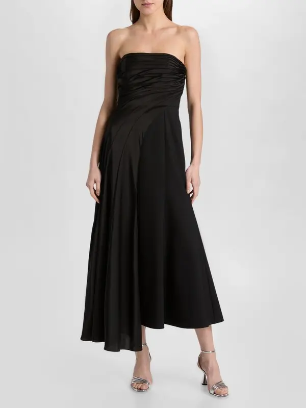 Cinq À Sept Clarisse Strapless Midi Dress