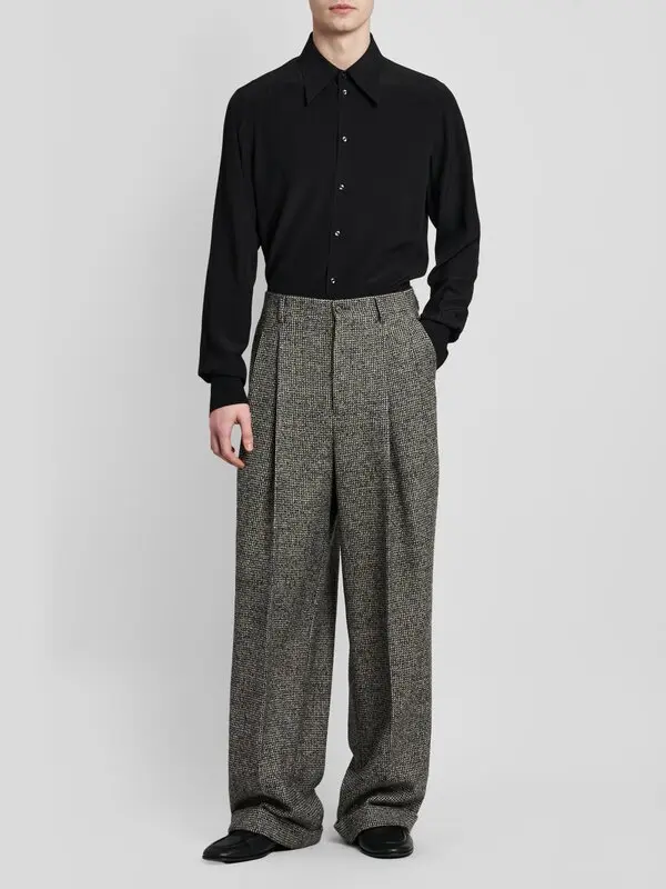 Dolce & Gabbana Silk Georgette Shirt - Nero