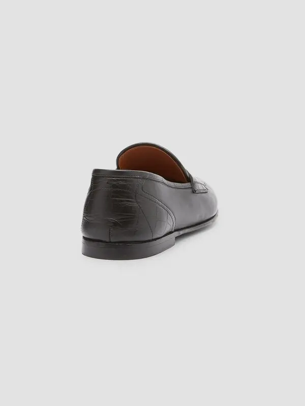 Dolce & Gabbana Leather & Alligator Loafers