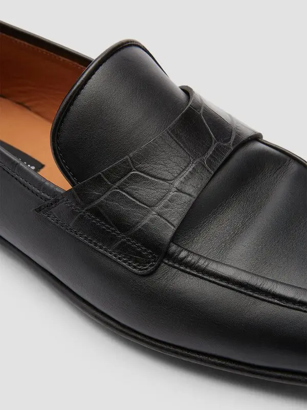 Dolce & Gabbana Leather & Alligator Loafers