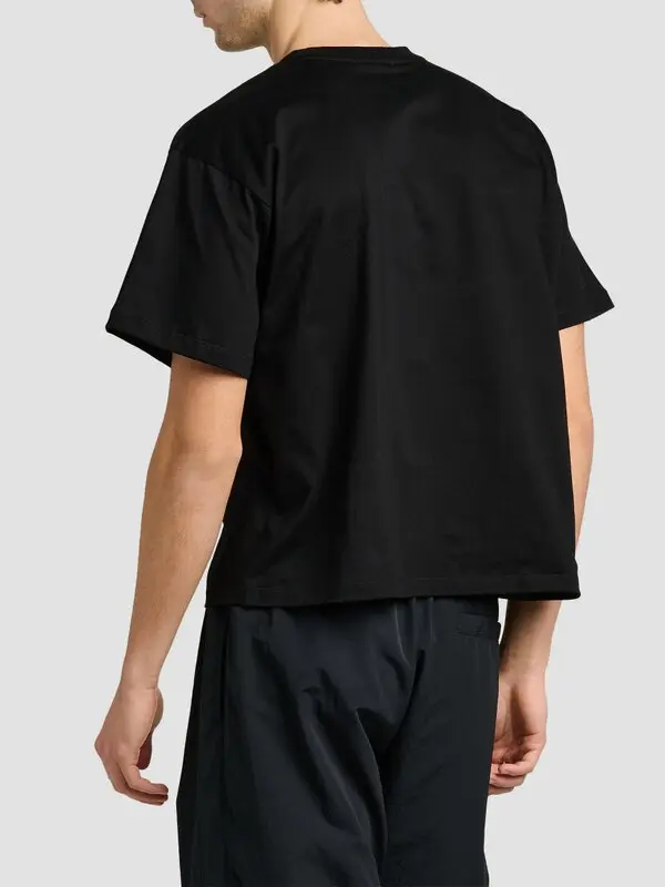 Versace Logo-embroidered Cotton T-shirt
