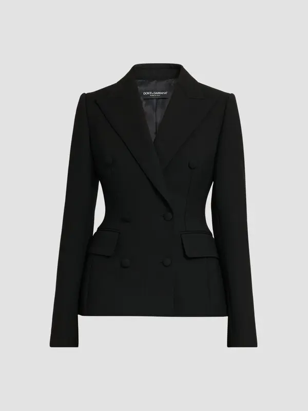 Dolce & Gabbana Double Crepe Wool Blazer