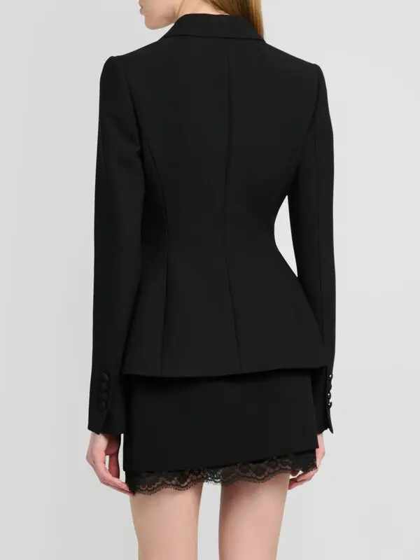 Dolce & Gabbana Double Crepe Wool Blazer