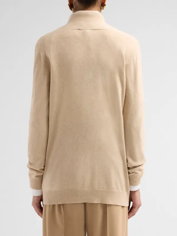 Fabiana Filippi Platinum Virgin Wool-blend Cardigan