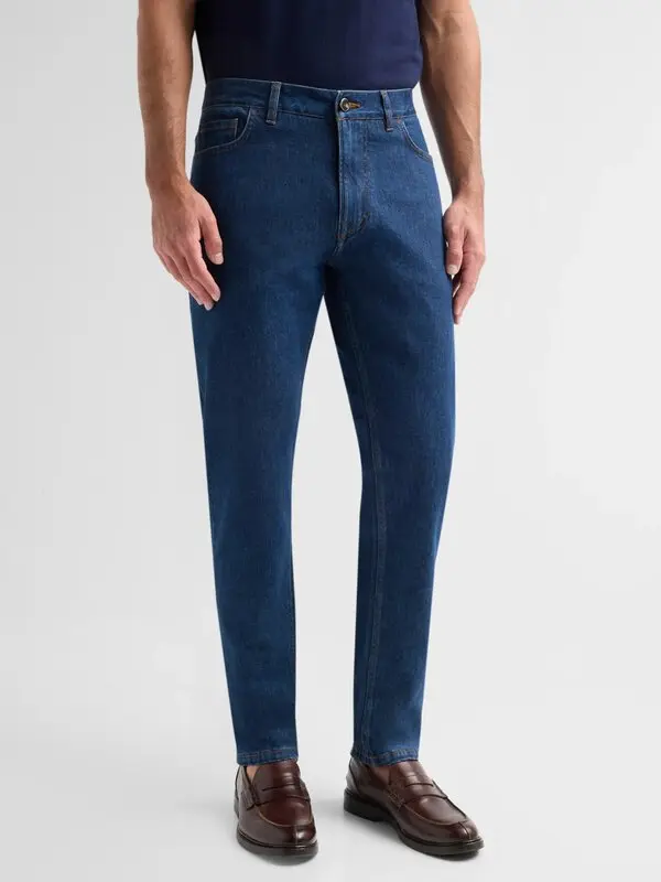 Isaia Indigo Slim-straight Jeans