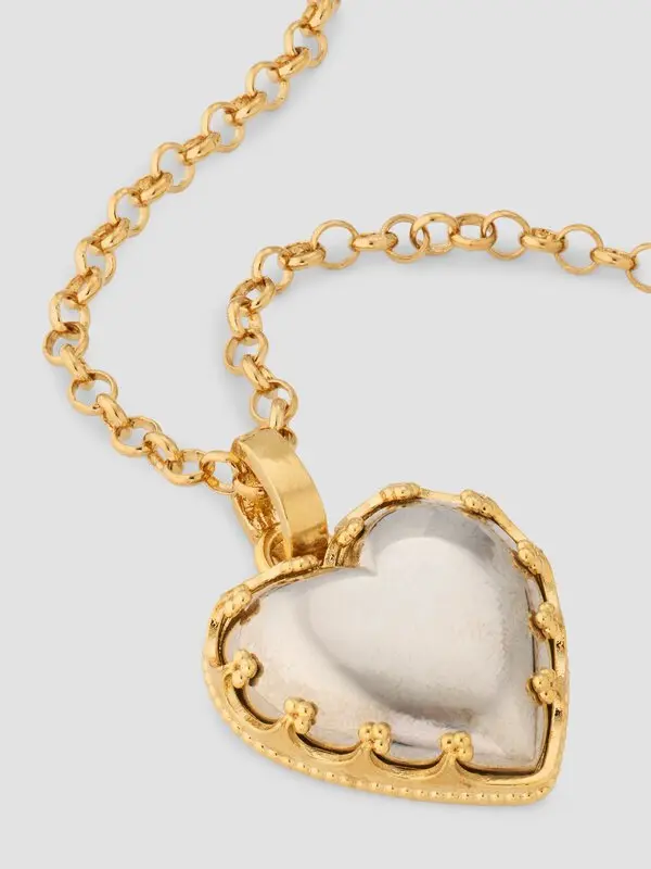 Dolce & Gabbana Bijoux Two-tone Heart Pendant Necklace