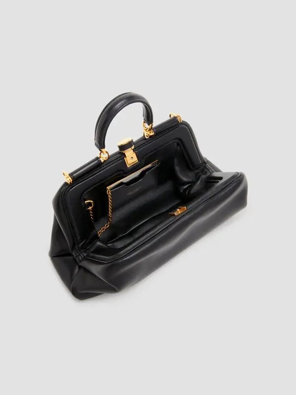 Dolce & Gabbana Nonna Small Leather Satchel