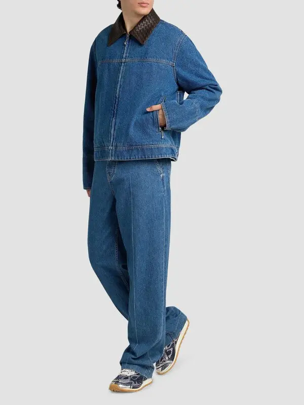Bottega Veneta Atlantic Blue Straight Jeans