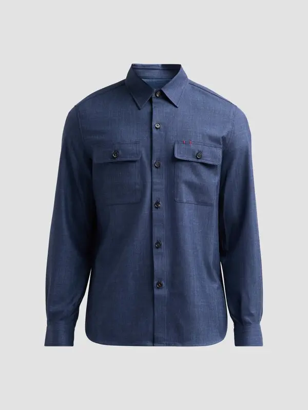 Isaia Summertime Denim Overshirt