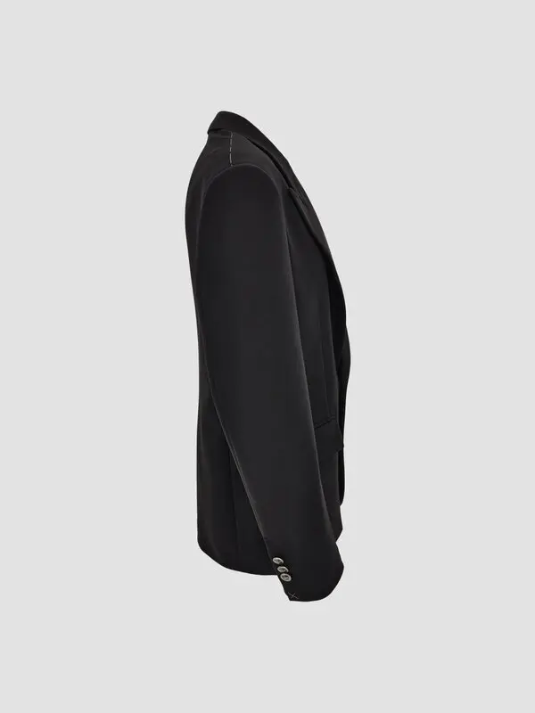 Versace Stretch-virgin Wool Peak-lapel Blazer