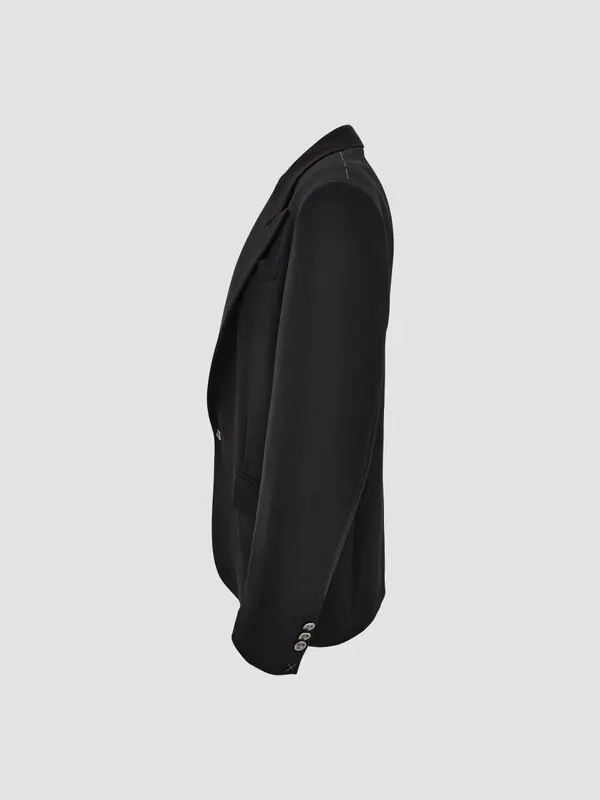 Versace Stretch-virgin Wool Peak-lapel Blazer
