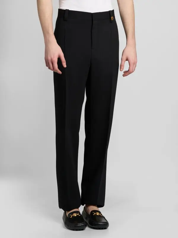 Versace Medusa Stretch-wool Pants