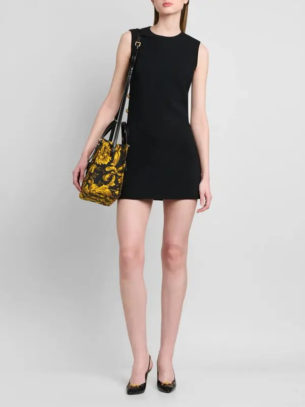Versace Medusa Button Cady Mini Dress