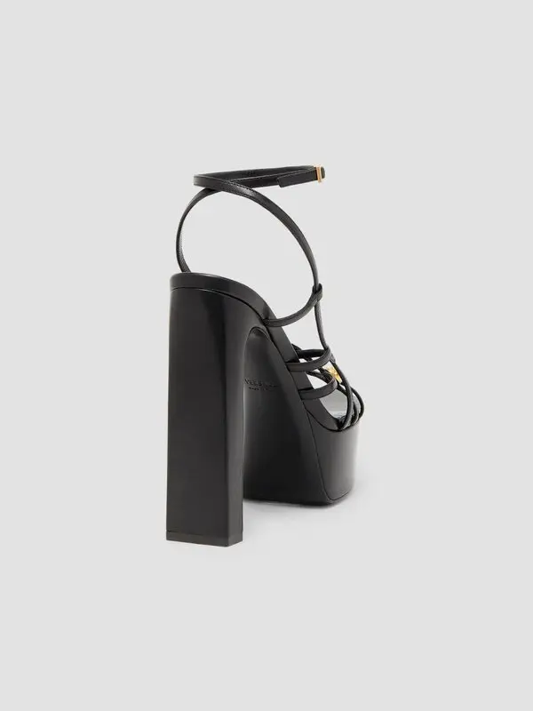 Versace 140mm Medusa-detail Leather Platform Sandals
