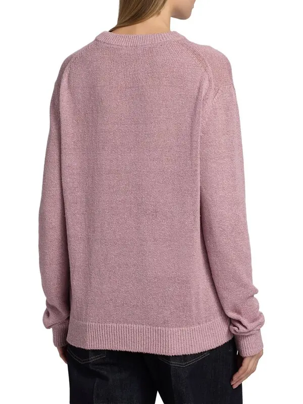 JIL SANDER Hemp-silk Crewneck Sweater
