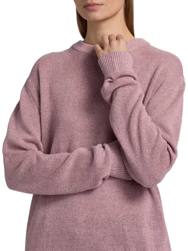 JIL SANDER Hemp-silk Crewneck Sweater