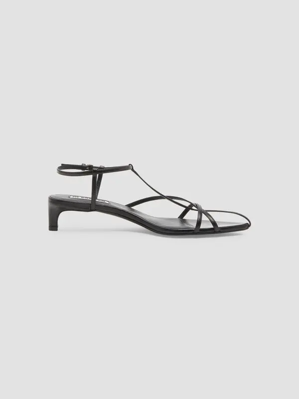 JIL SANDER Strappy 35mm Leather Kitten Heel Sandals