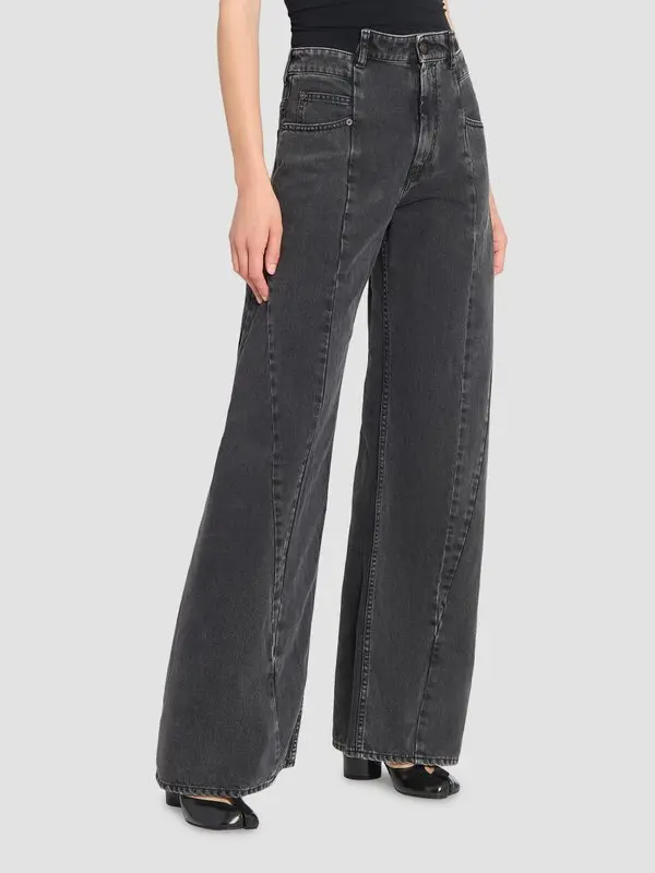 MAISON MARGIELA Cut-out Wide-leg Jeans