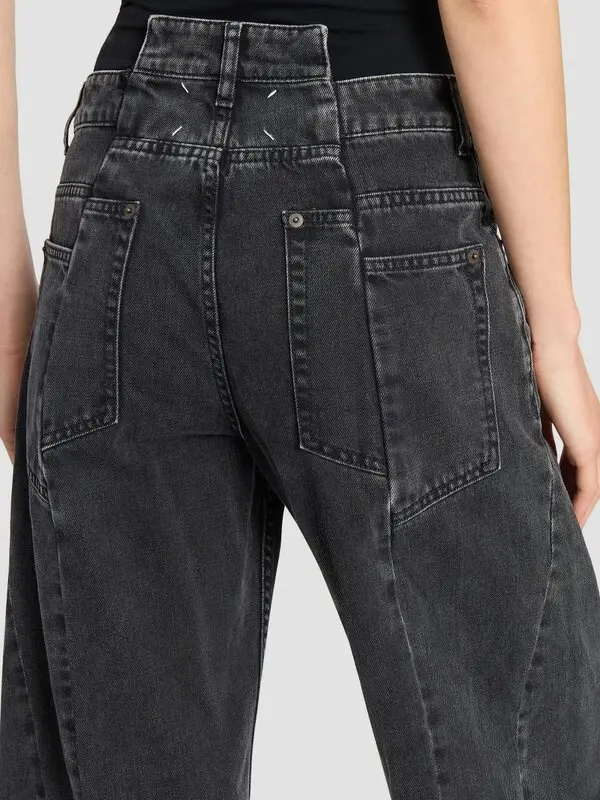MAISON MARGIELA Cut-out Wide-leg Jeans
