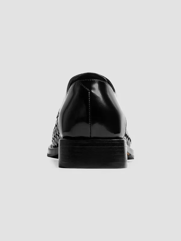 Bottega Veneta Intrecciato Leather Derbys