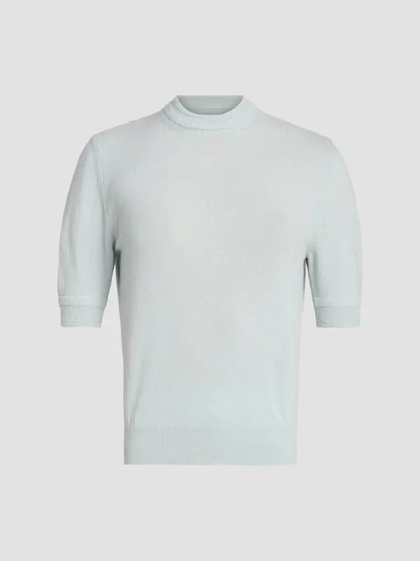 JIL SANDER Merino Wool Short-sleeve Sweater
