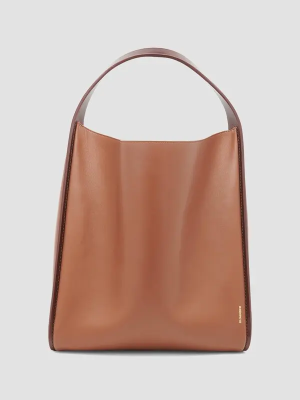 JIL SANDER Pivot Leather Tote Bag