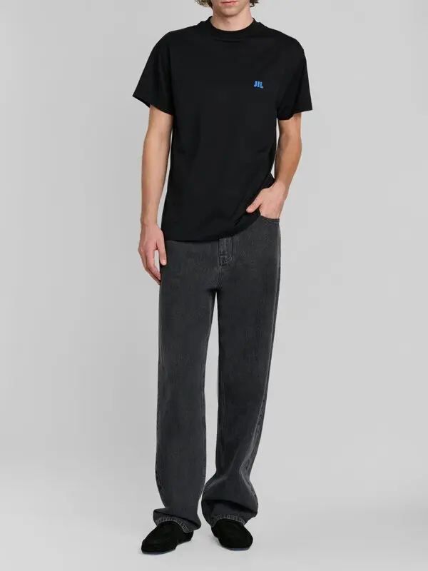 JIL SANDER Embroidered Logo Crewneck T-shirt
