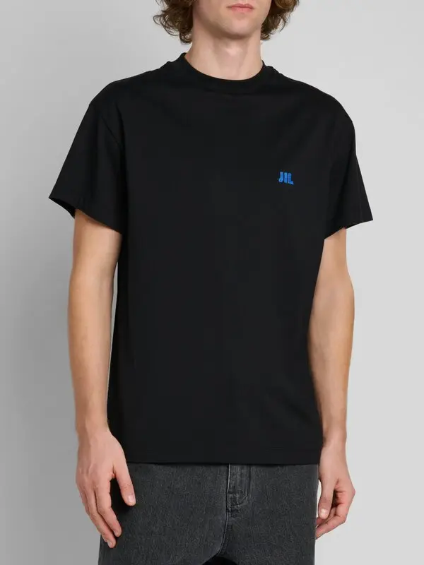 JIL SANDER Embroidered Logo Crewneck T-shirt