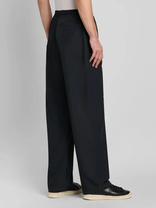 JIL SANDER Wide-leg Pull-on Tech Trousers