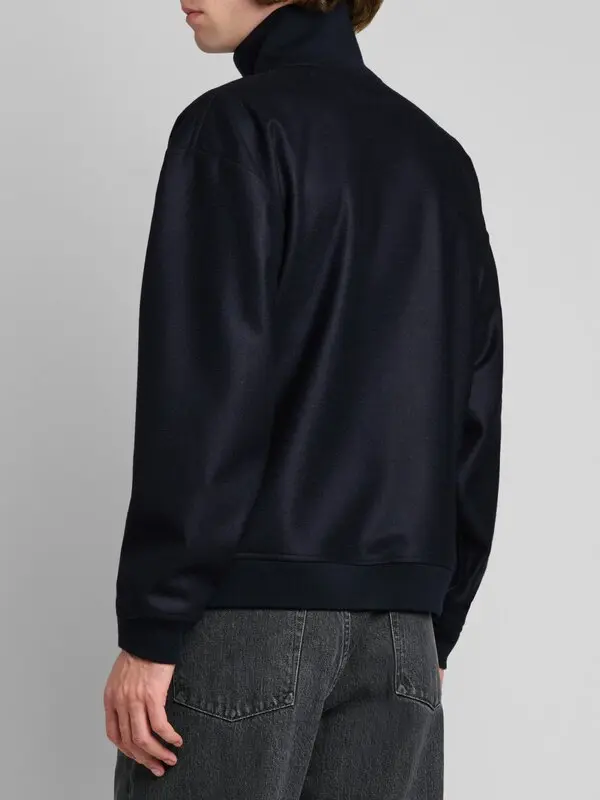 JIL SANDER Melton Wool Zip-front Jacket