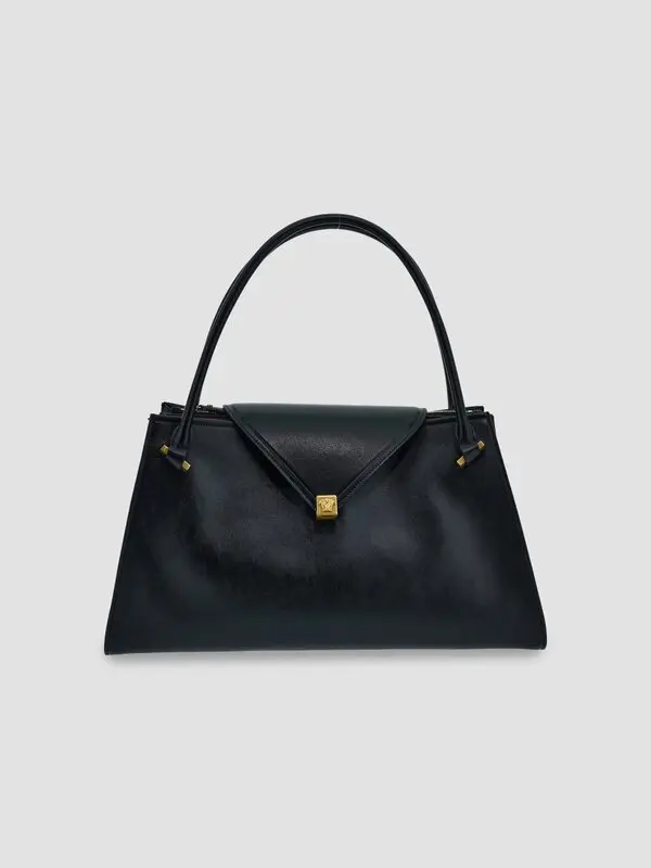 Versace Severine Large Leather Top Handle