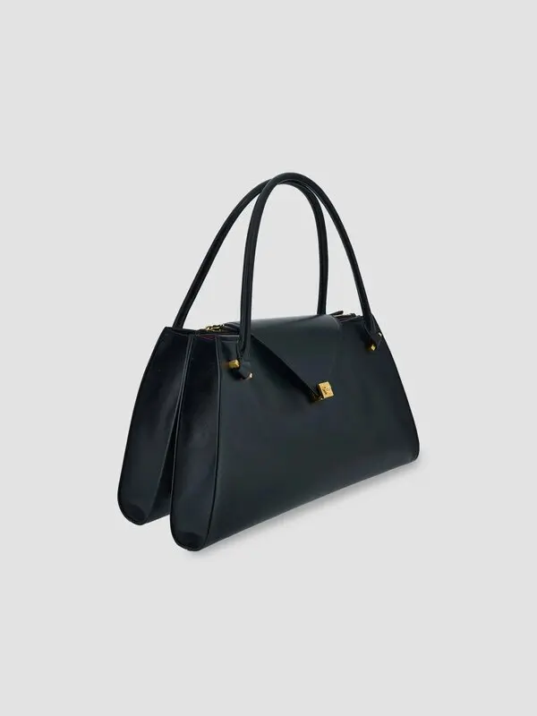 Versace Severine Large Leather Top Handle