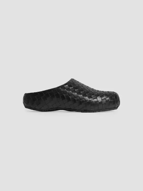 Bottega Veneta Intrecciato Leather Clog Mules