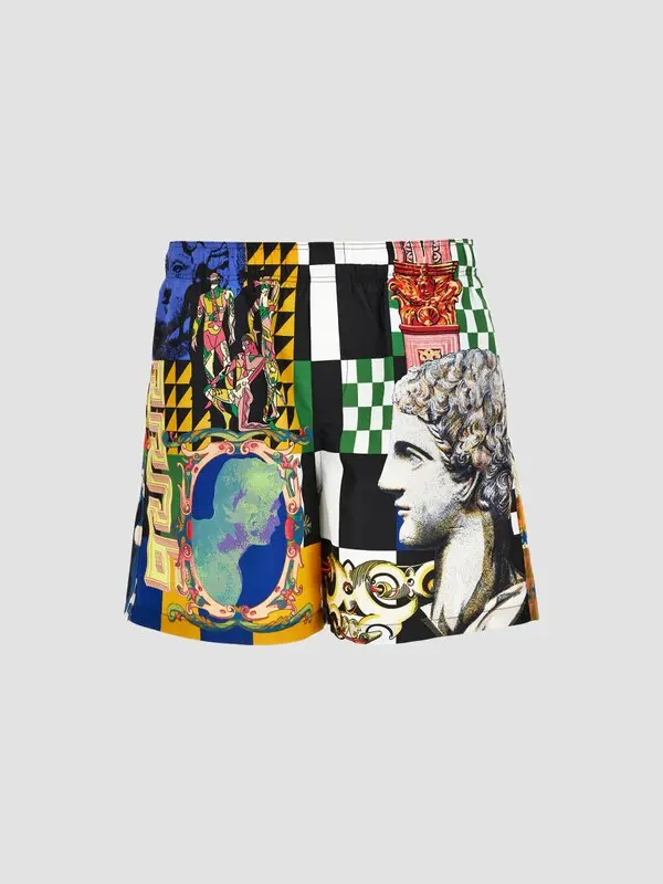 Versace Printed Swim Shorts - Multicolor