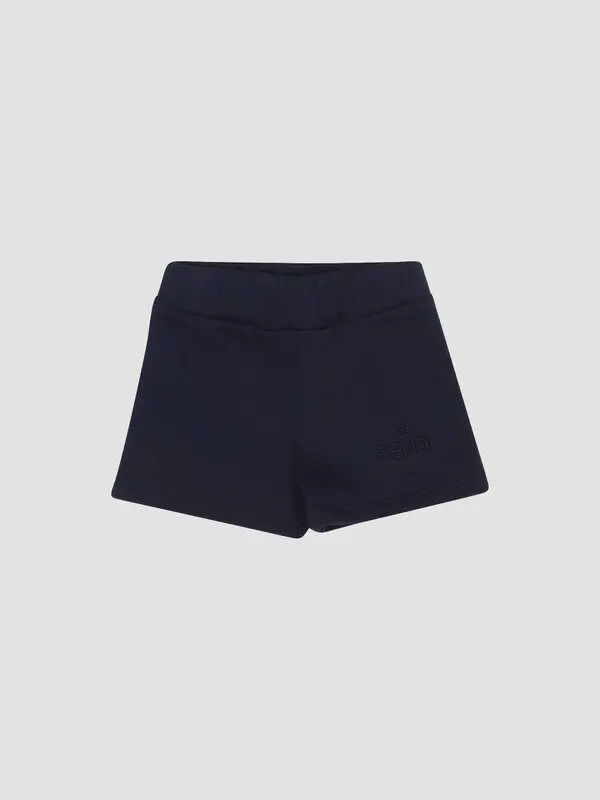 Fendi Baby's Logo-embroidered Cotton Sweatshorts