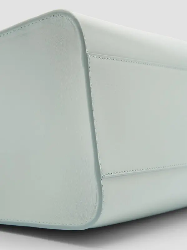 JIL SANDER Tangle East West Leather Shopper Tote Bag