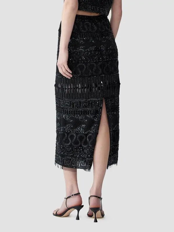 Carolina Herrera Embellished Midi-skirt