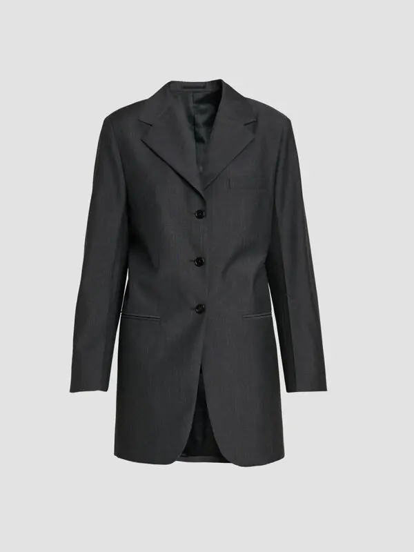 JIL SANDER Wool-mohair Single-breasted Jacket