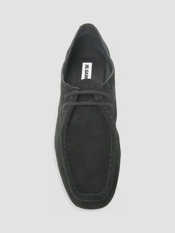 JIL SANDER Suede Wallabee Shoes