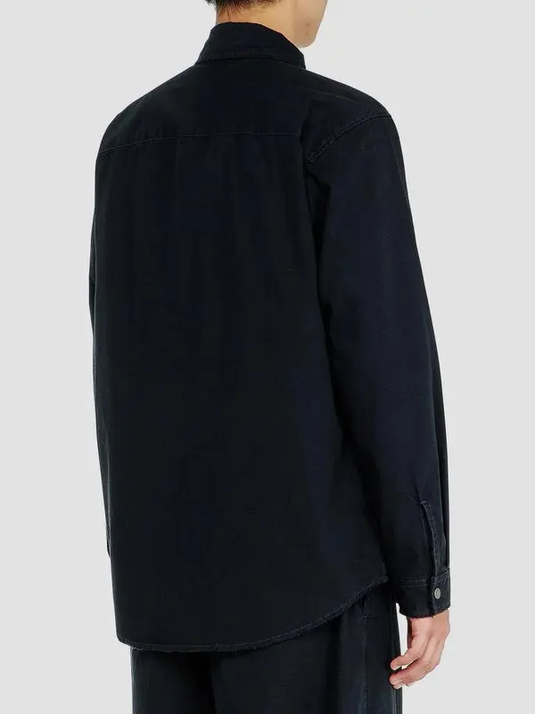 DIESEL® Alias Logo Zip-front Shirt Jacket