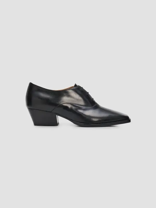 JIL SANDER Becky 40mm Lace-up High-heel Oxfords