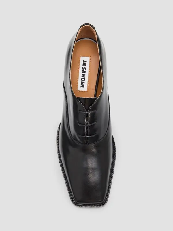 JIL SANDER Becky 40mm Lace-up High-heel Oxfords