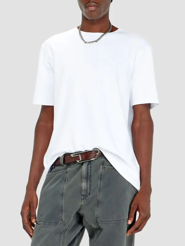 DIESEL® Adjust Stretch-cotton Crewneck T-shirt
