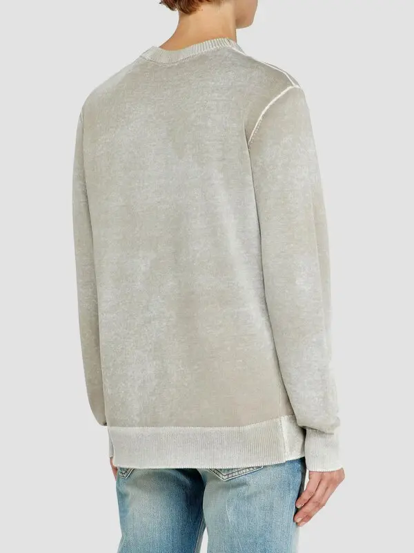 DIESEL® Laurent Faded Cotton Sweater