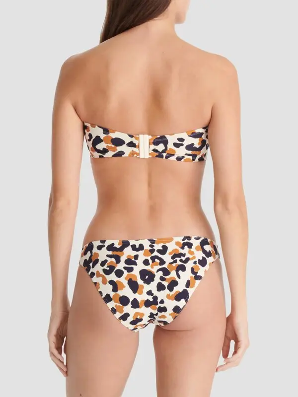 ERES Perle Printed Bandeau Bikini Top