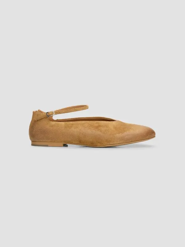 JIL SANDER Elyss Suede Ballet Shoes
