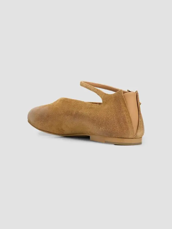 JIL SANDER Elyss Suede Ballet Shoes