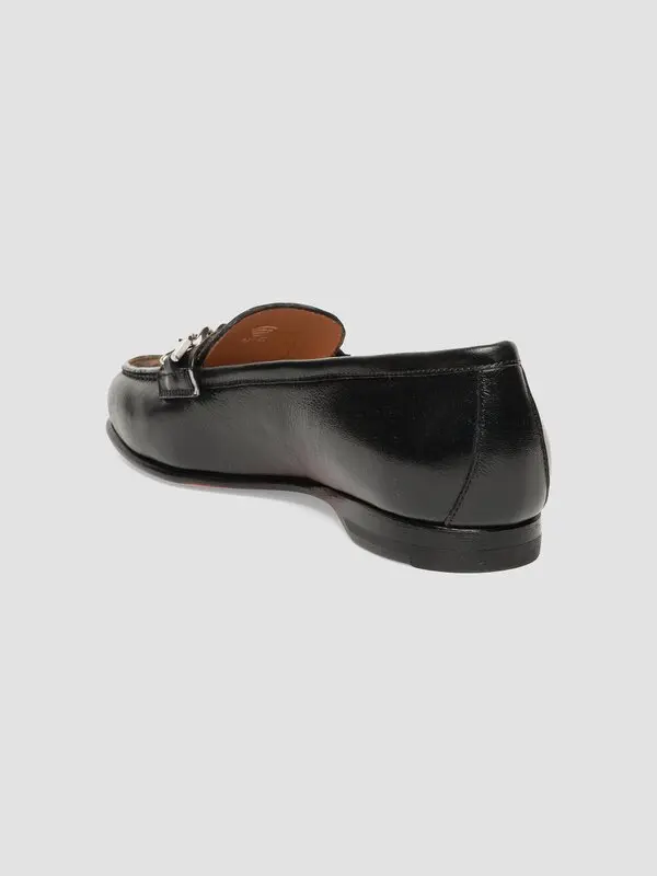 Santoni Leather Bit Loafers