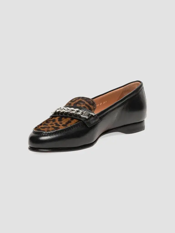 Santoni Leather Bit Loafers