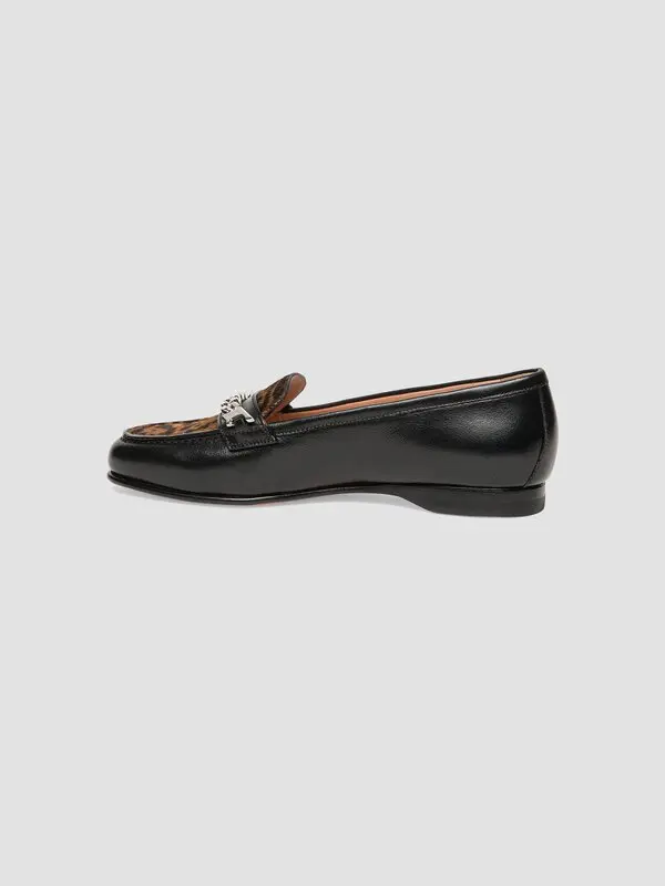 Santoni Leather Bit Loafers